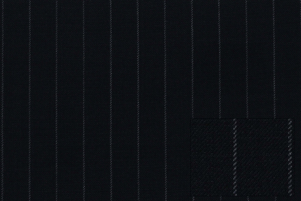2 Piece Business Charcoal Gray Stripe Wool Suit – Blueburry Royale Bespoke